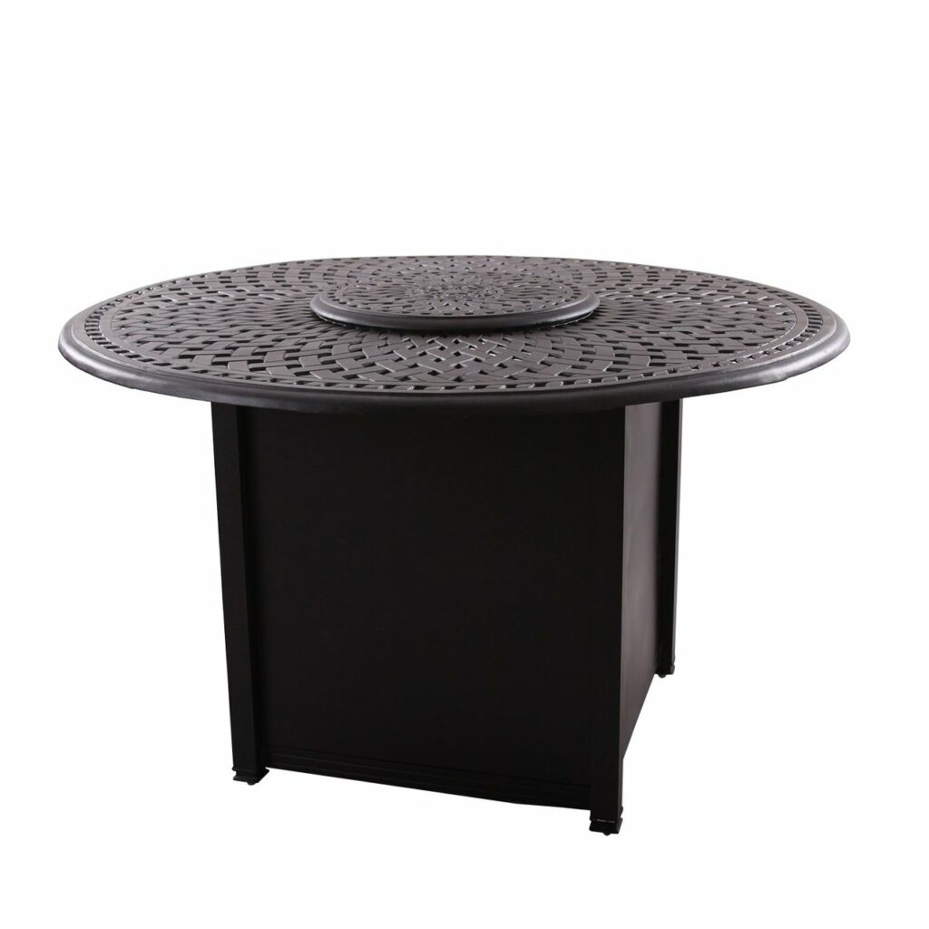 Darlee Propane Fire Pit Dining Table -Mocha - Darlee® | The Spa & Patio ...