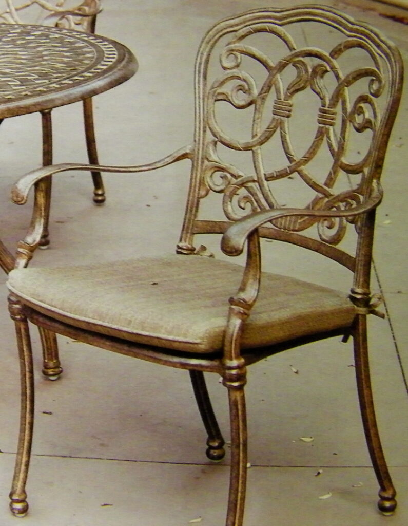 Darlee Florence Patio Furniture Dining Set Granite Top - Seats 8 ...
