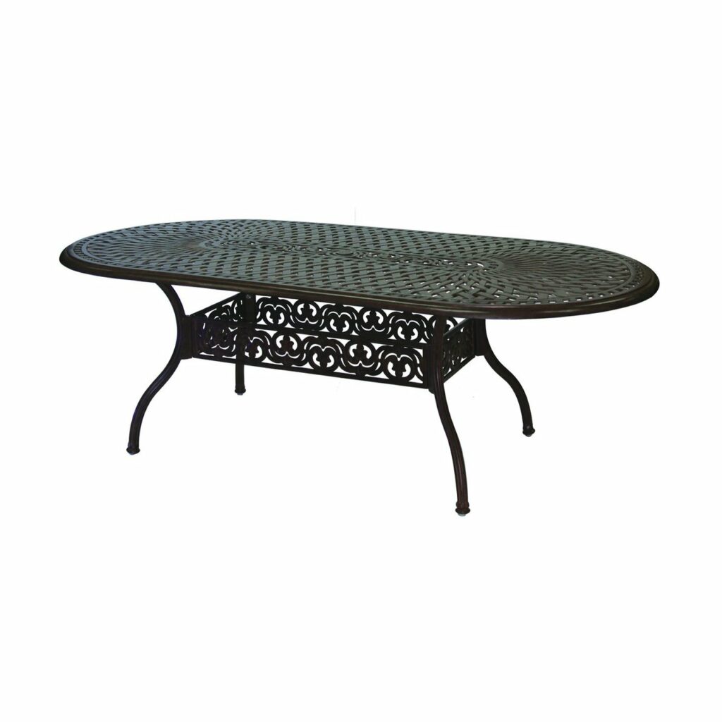 Darlee Series 60 Oval Patio Dining Table -Antique Bronze - Darlee ...