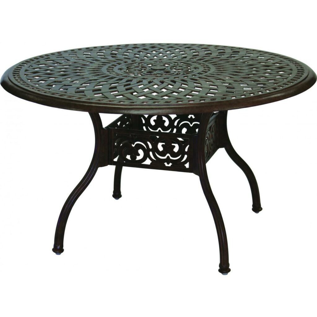 Darlee Santa Barbara Patio Dining Set -Antique Bronze -Seats 4 - Darlee ...